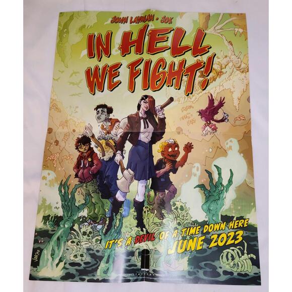 Other | Tenementin Hell We Fight Comic Promo Poster Double Sided Folded ...
